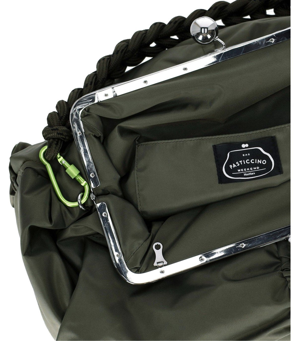 MAX MARA WEEKEND PASTICCINO PESCHE EXTRA LARGE GROEN TAS – FerrarisBoutique